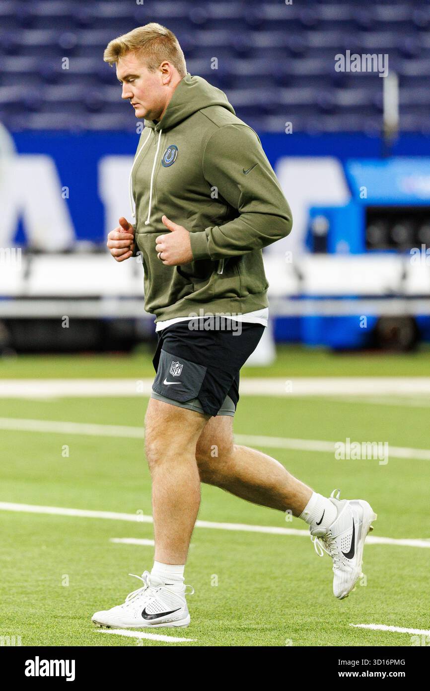 October 26, 2025: Indianapolis Colts offensive lineman Bernhard Raimann ...