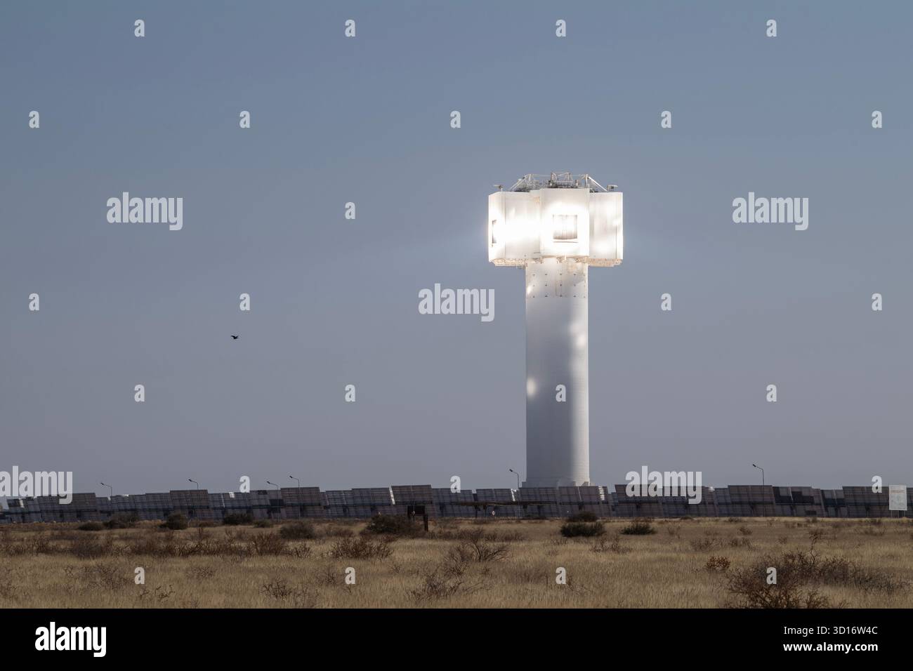 The Khi Solar One solar power installation near Upington, South Africa ...