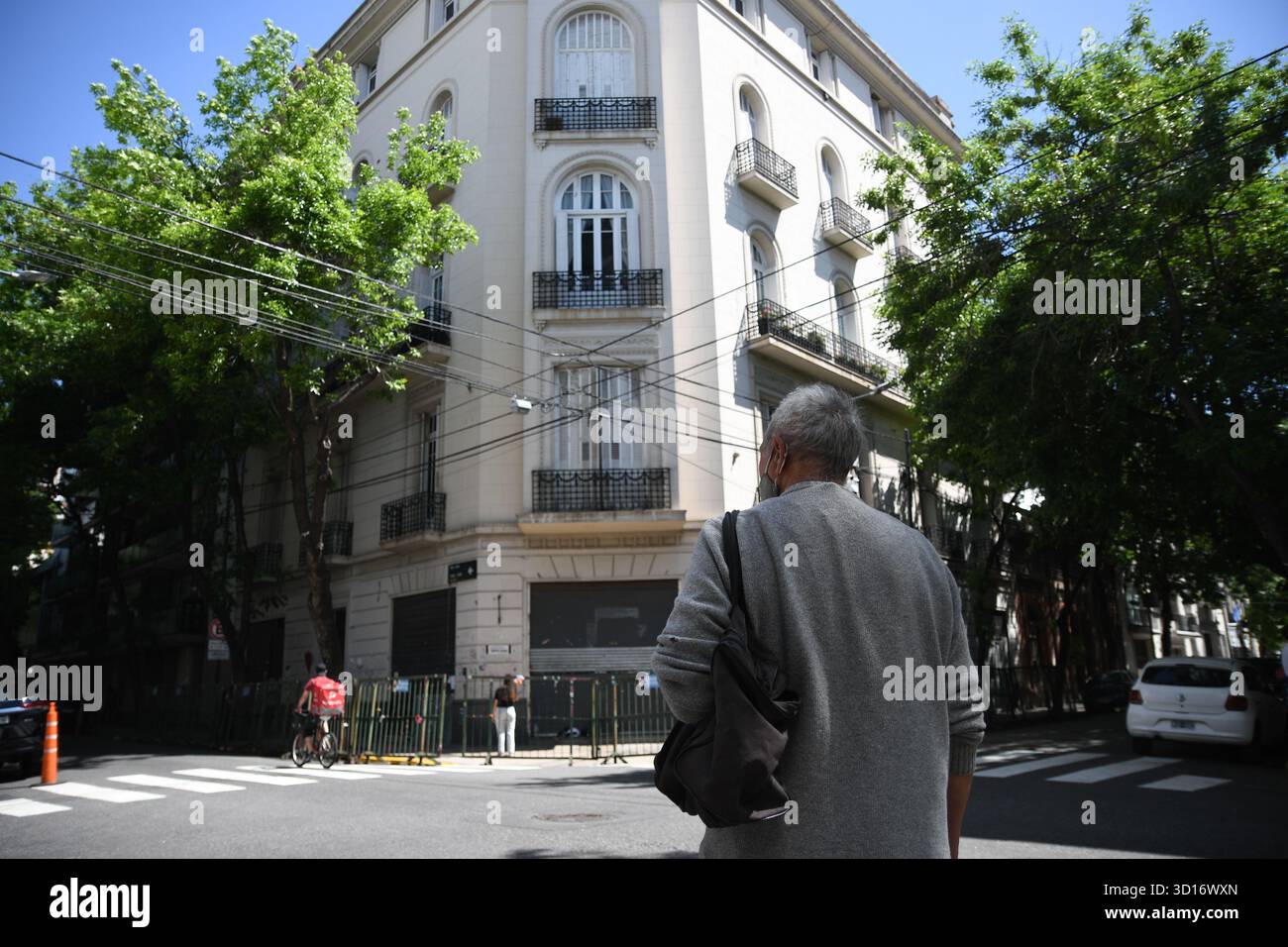 Cristina Kirchner's residence during the legislative elections, on ...