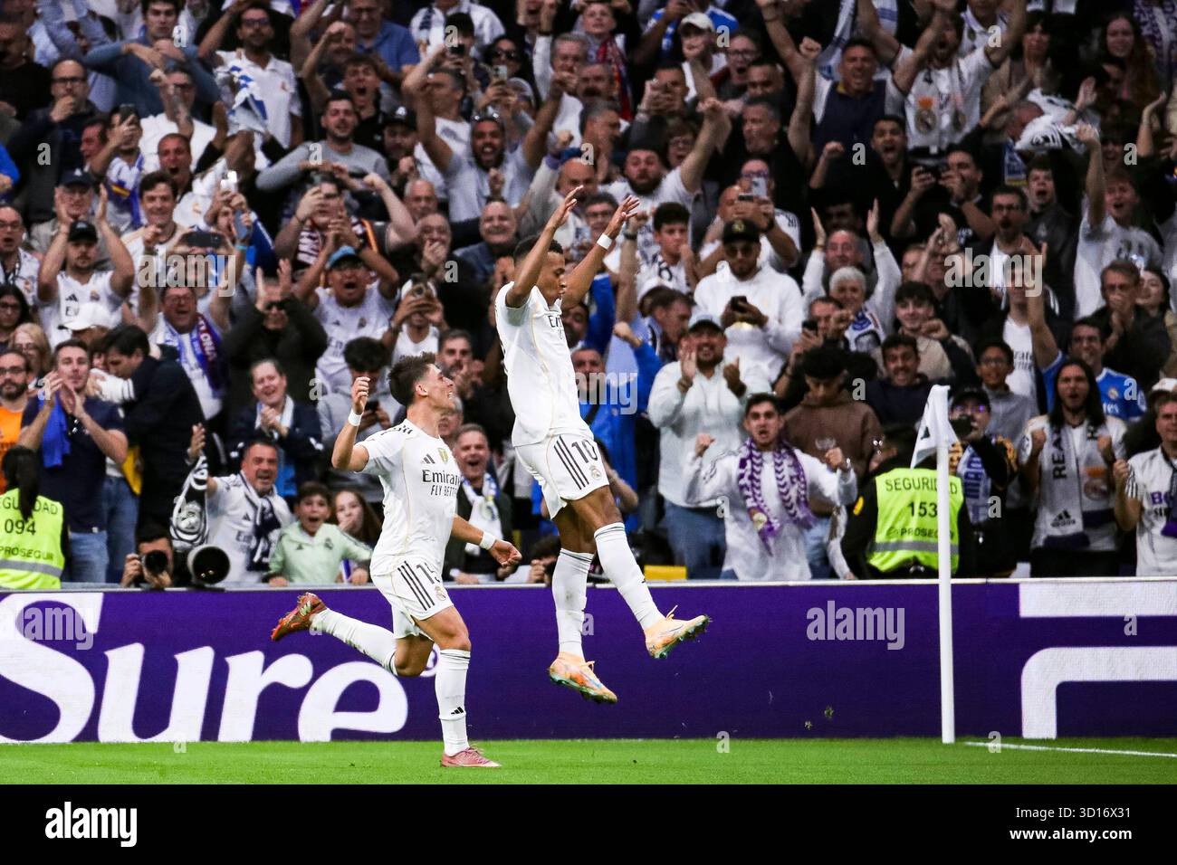 Spanish La Liga EA Sports soccer match Real Madrid vs FC Barcelona at ...