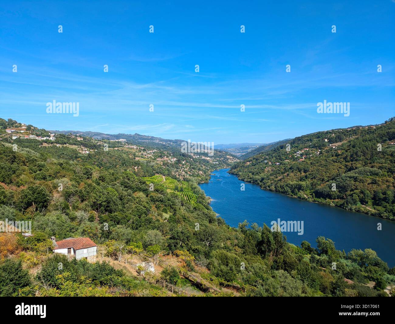 Douro Valley, Portugal. The Douro Valley is a historic wine region and ...