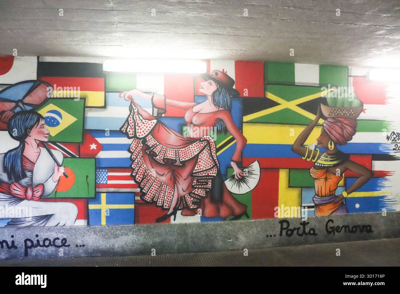 October 26, 2025, Milan, Italy: milan (italy), 10/26/2025- art/murals ...