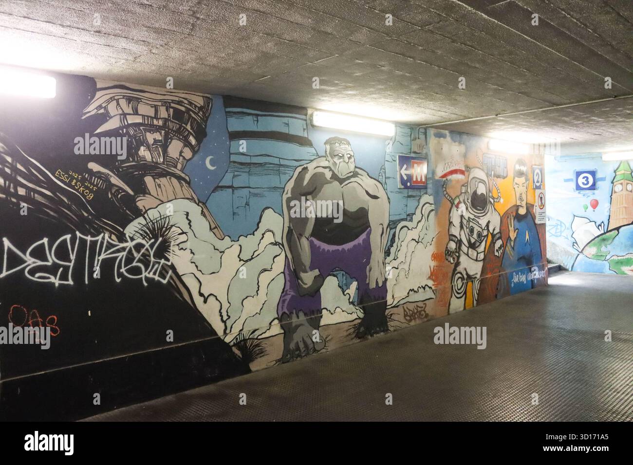 October 26, 2025, Milan, Italy: milan (italy), 10/26/2025- art/murals ...