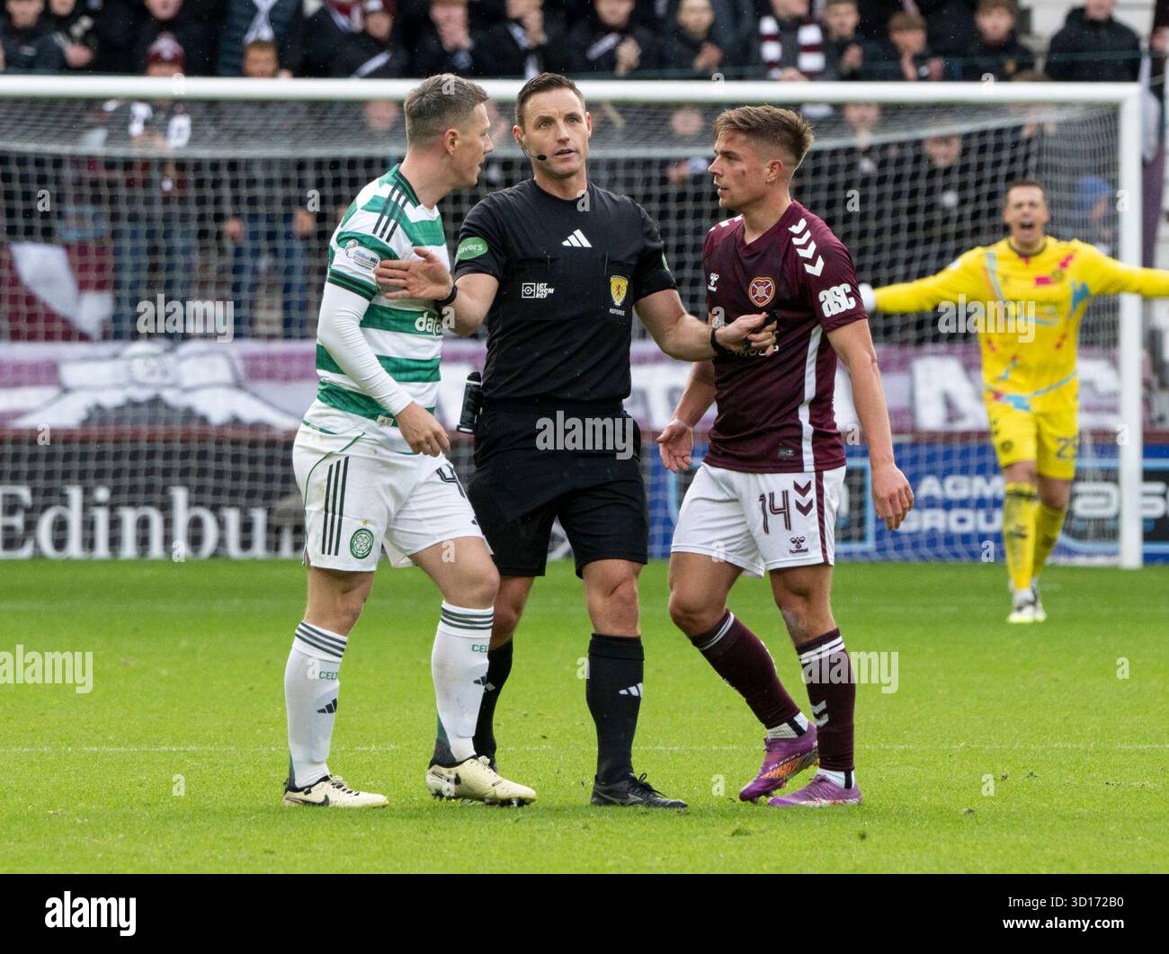 Scottish Premiership - Heart of Midlothian FC v Celtic FC Match referee ...