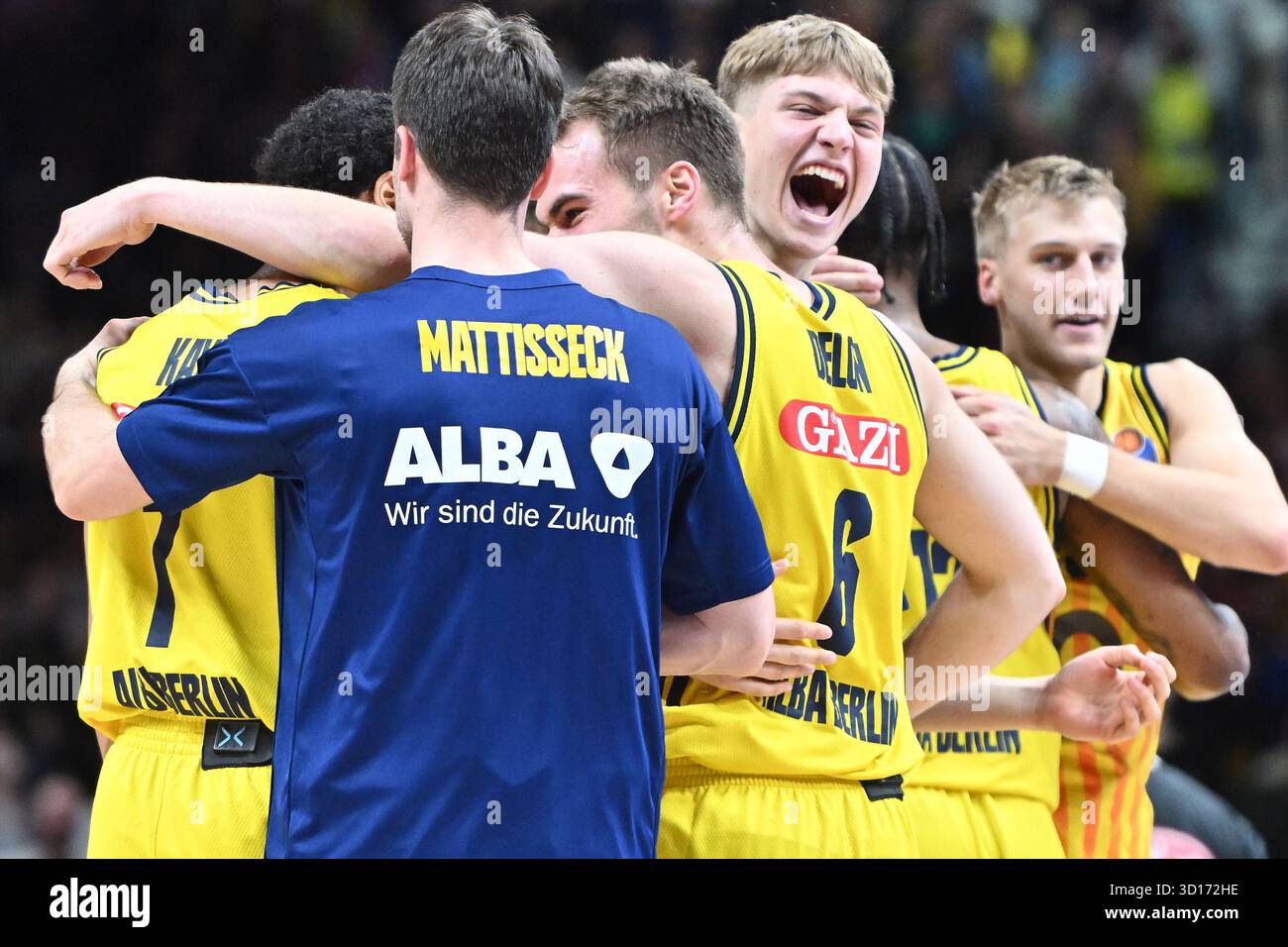 Das ALBA Berlin team GER, Alba Berlin gegen FC Bayern Muenchen ...