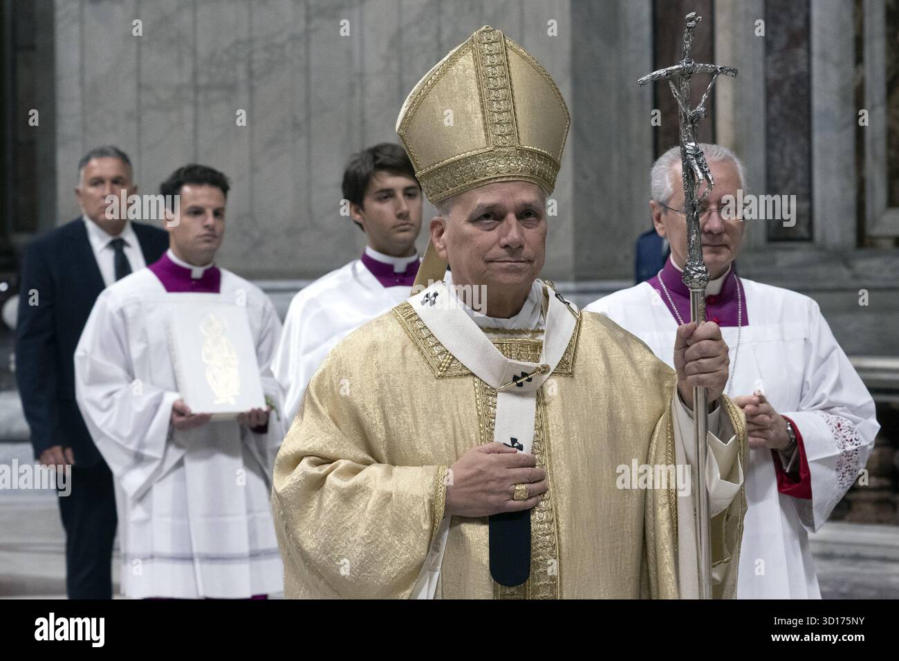 **NO LIBRI** Italy, Rome, Vatican, 2025/10/26 Pope Leo XIV leads a mass ...