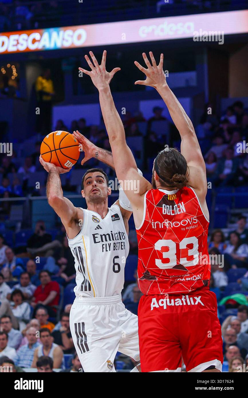 26th October 2025; Movistar Arena; Liga Endesa; ACB; Real Madrid vs Baxi Manresa; Alberto Abalde ...