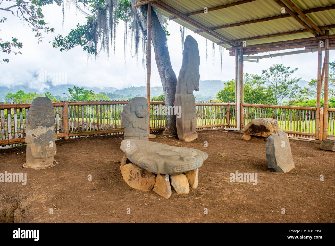 Explore the ancient stone statues and ceremonial site at San Agustin, a ...