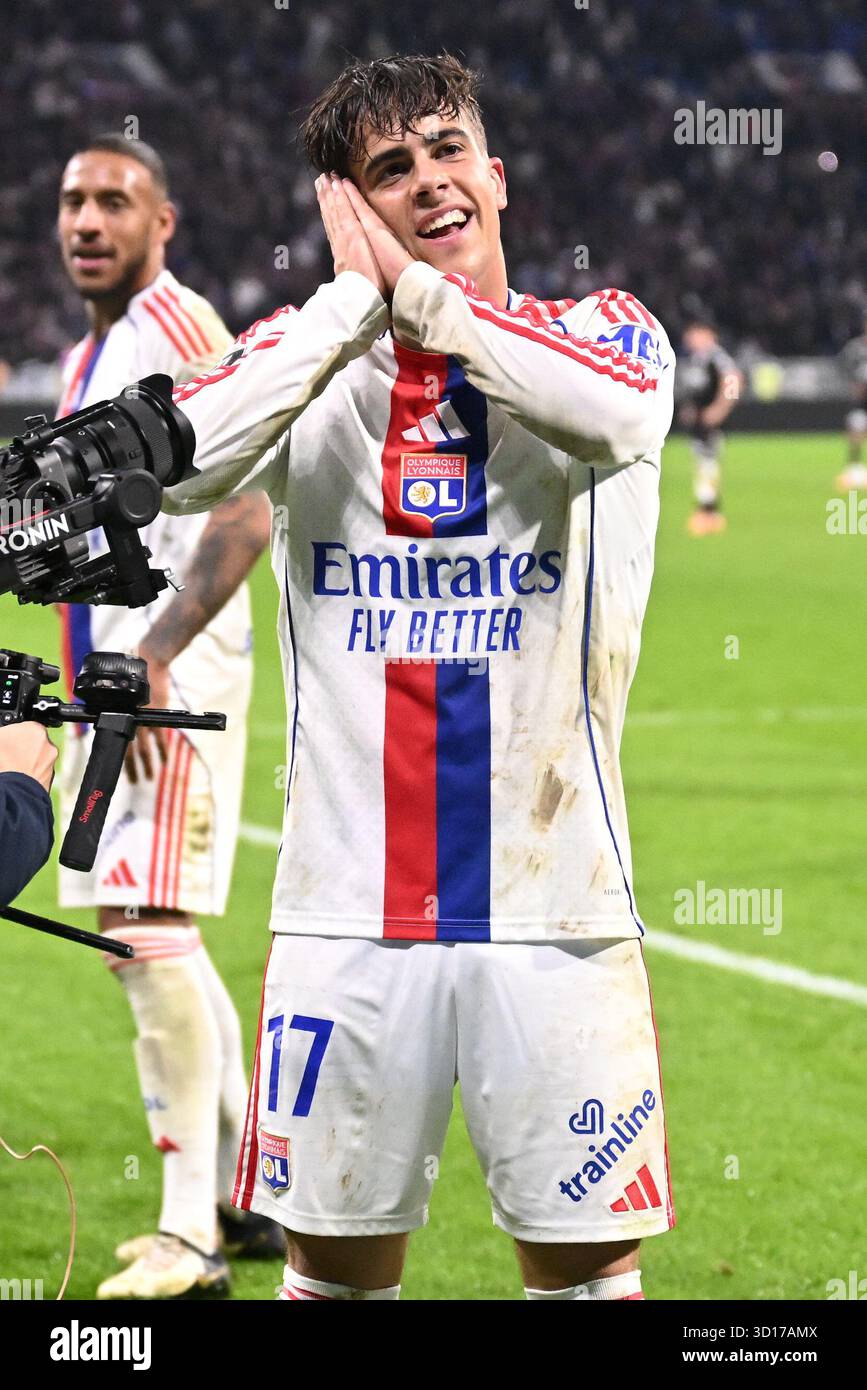 17 Afonso MOREIRA (ol) during the Ligue 1 McDonald's match between Lyon ...