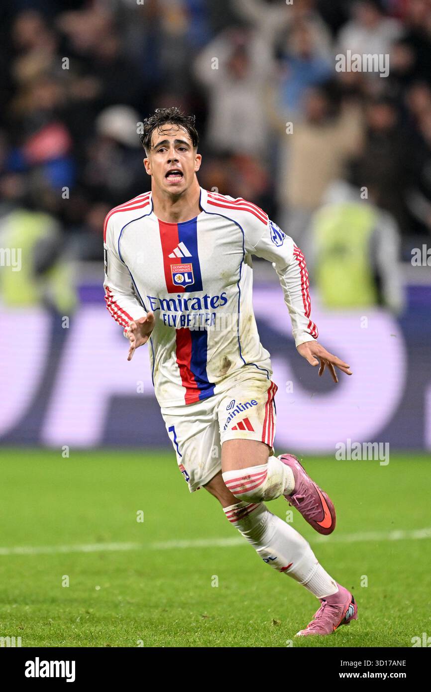 17 Afonso MOREIRA (ol) during the Ligue 1 McDonald's match between Lyon ...