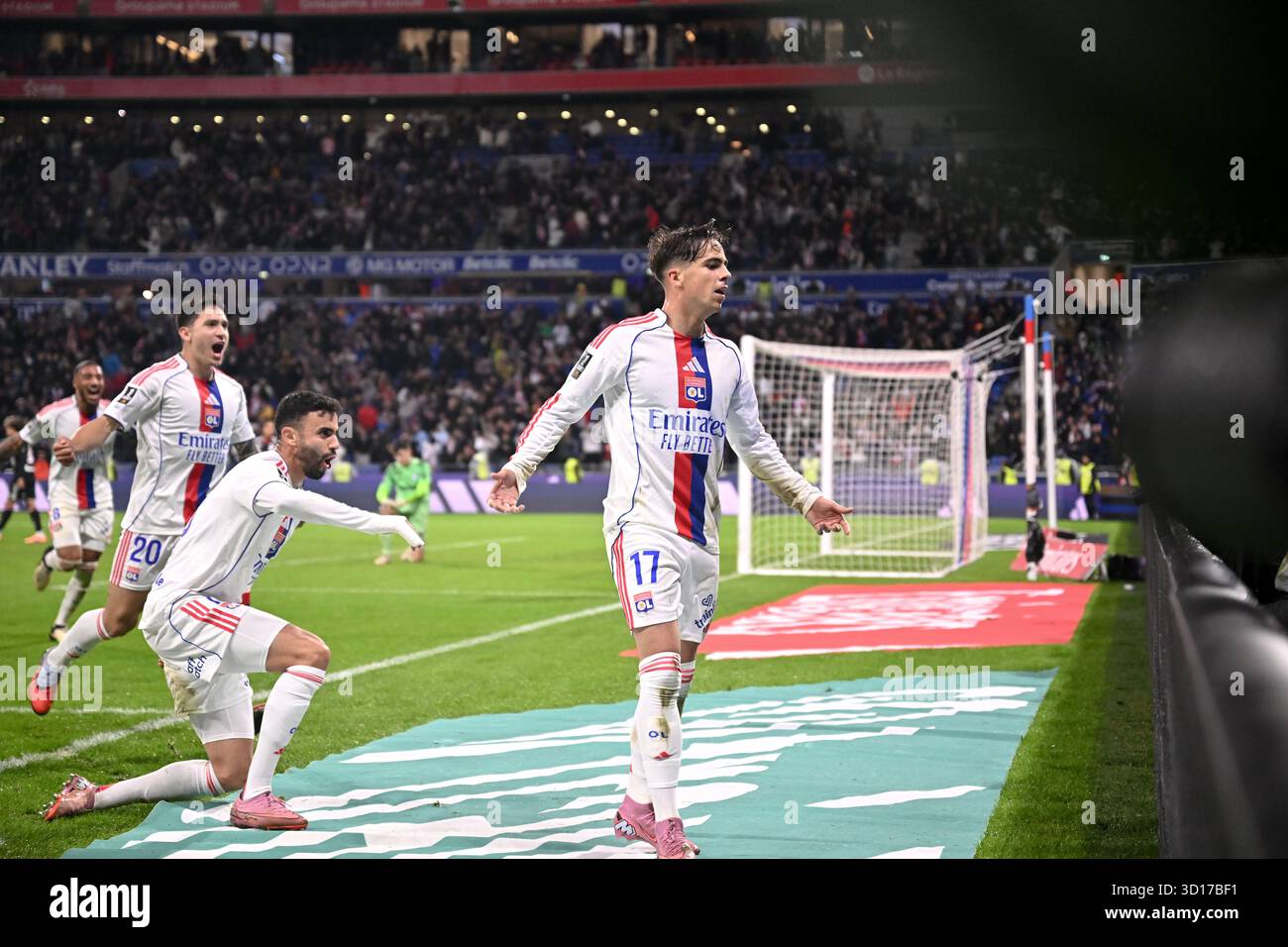 17 Afonso MOREIRA (ol) during the Ligue 1 McDonald's match between Lyon ...