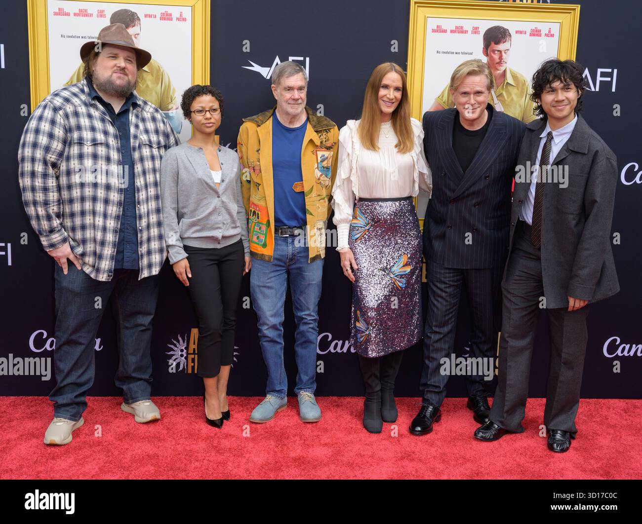 LOS ANGELES, USA. October 25, 2025: Daniel Hill, Myha'la, Gus Van Sant ...