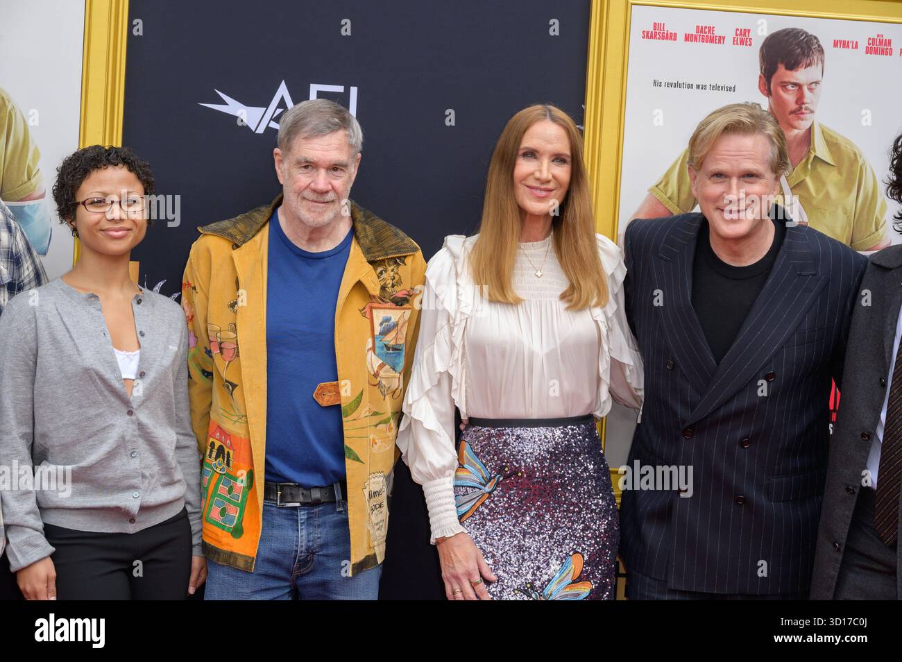 LOS ANGELES, USA. October 25, 2025: Myha'la, Gus Van Sant, Kelly Lynch ...