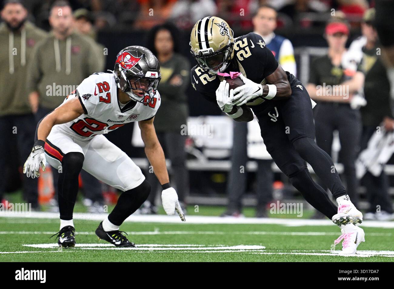 New Orleans Saints wide receiver Rashid Shaheed (22) makes a reception ...