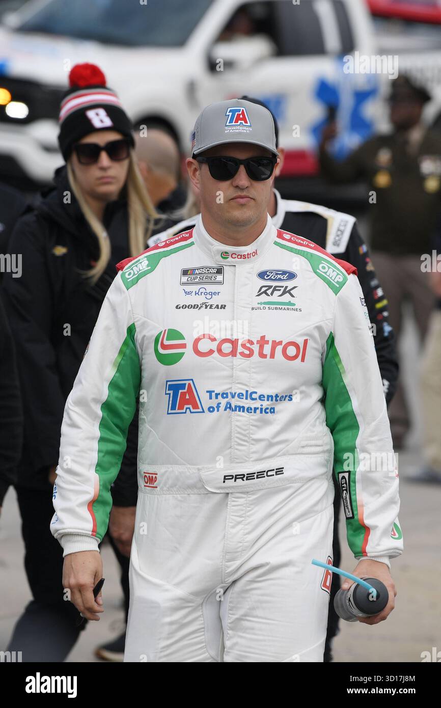 MARTINSVILLE, VA - OCTOBER 26: Ryan Preece (#60 RFK Racing Castrol ...