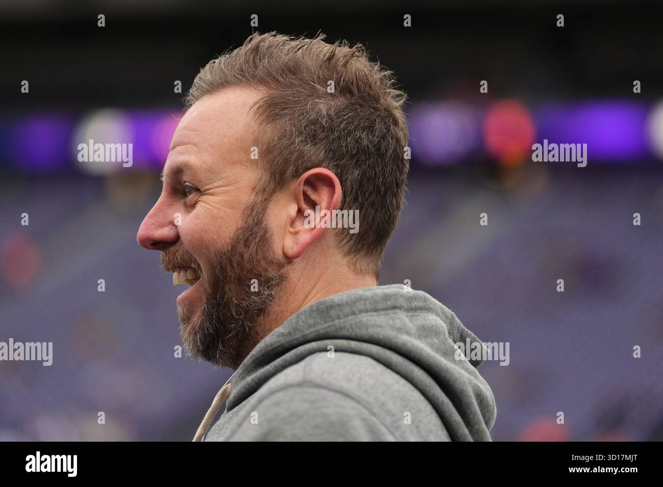 Seattle Mariners general manager Justin Hollander smiles on the ...
