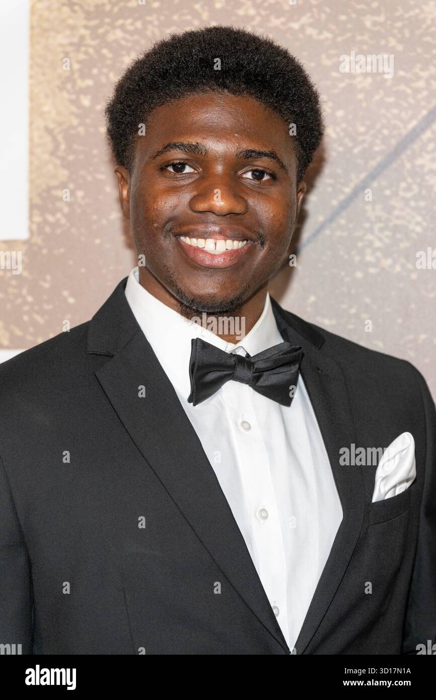 Actor Samuel D Evans attends 2025 Micheaux Film Festival Gold Night ...