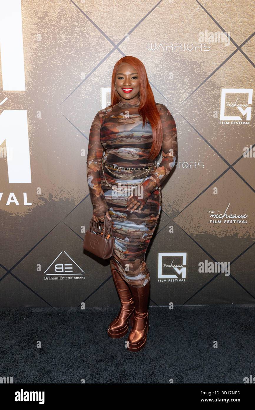 Singer / Actress Cherise Coaches attends 2025 Micheaux Film Festival ...