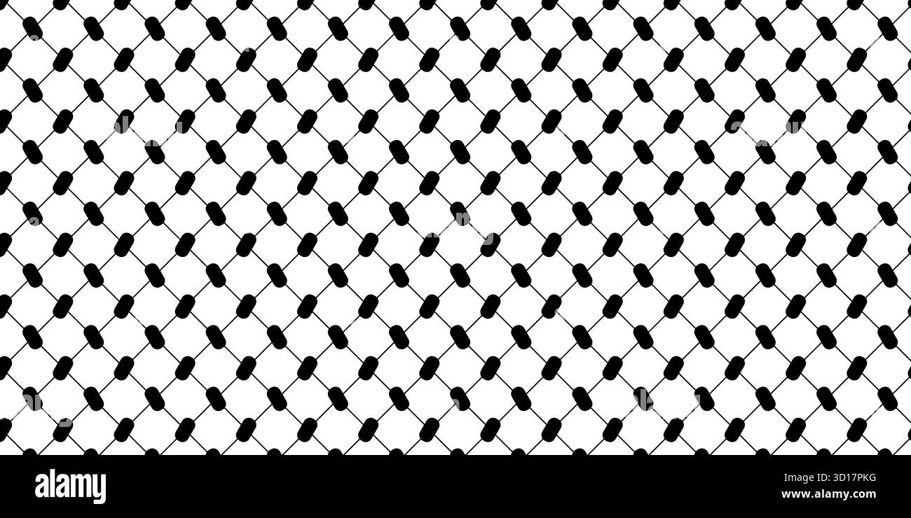 Palestinian scarf keffiyeh Stock Vector Images - Alamy