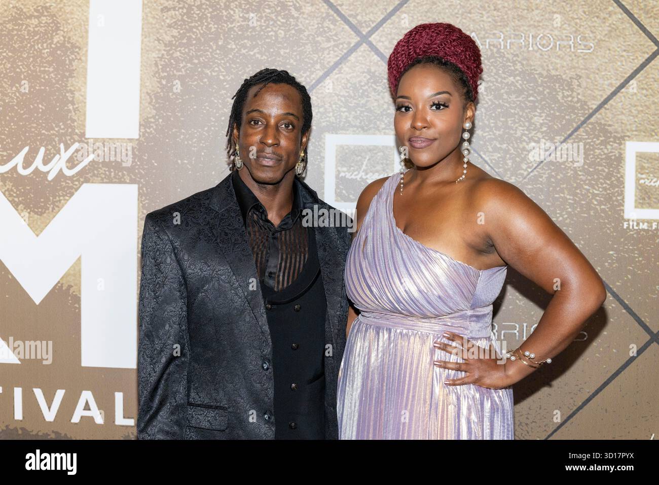 Los Angeles, USA. 25th Oct, 2025. Actor Shaka Smith with Christal ...