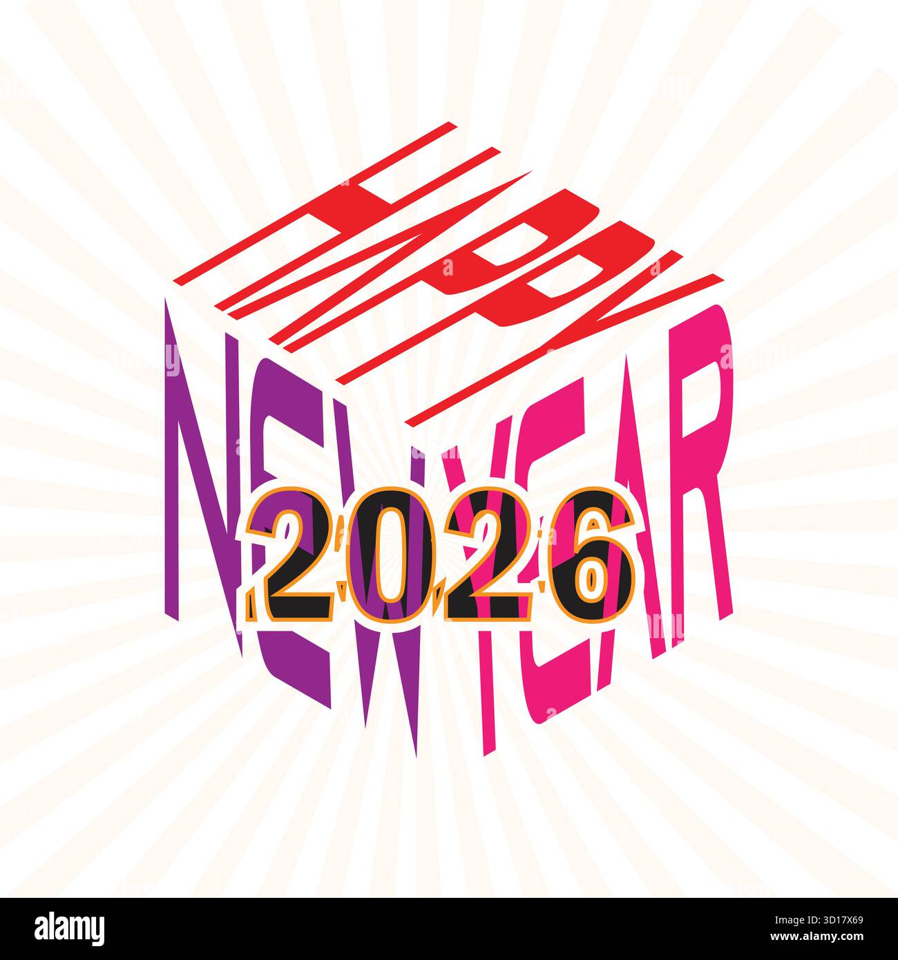 Year 2026 on white Stock Vector Images - Alamy