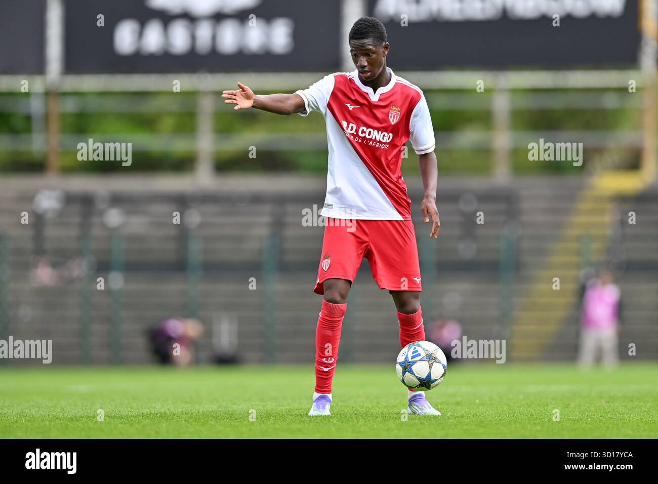 Serigne Sylla (11) of Monaco pictured during the Uefa Youth League ...