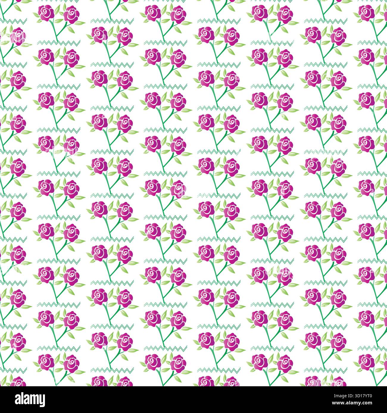 Rose floral motif Stock Vector Images - Alamy