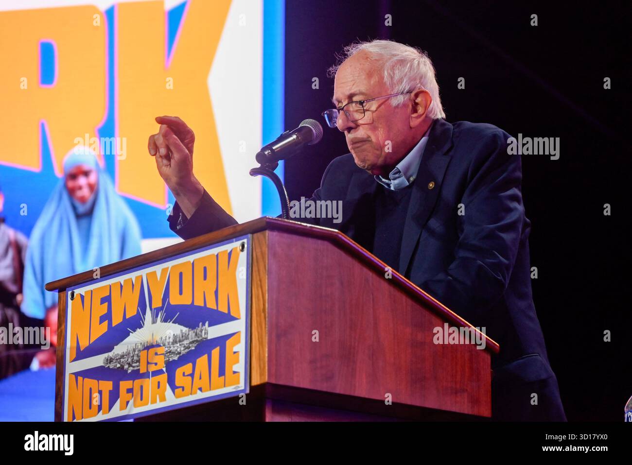 United States Senator Bernie Sanders (Independent of Vermont) makes ...