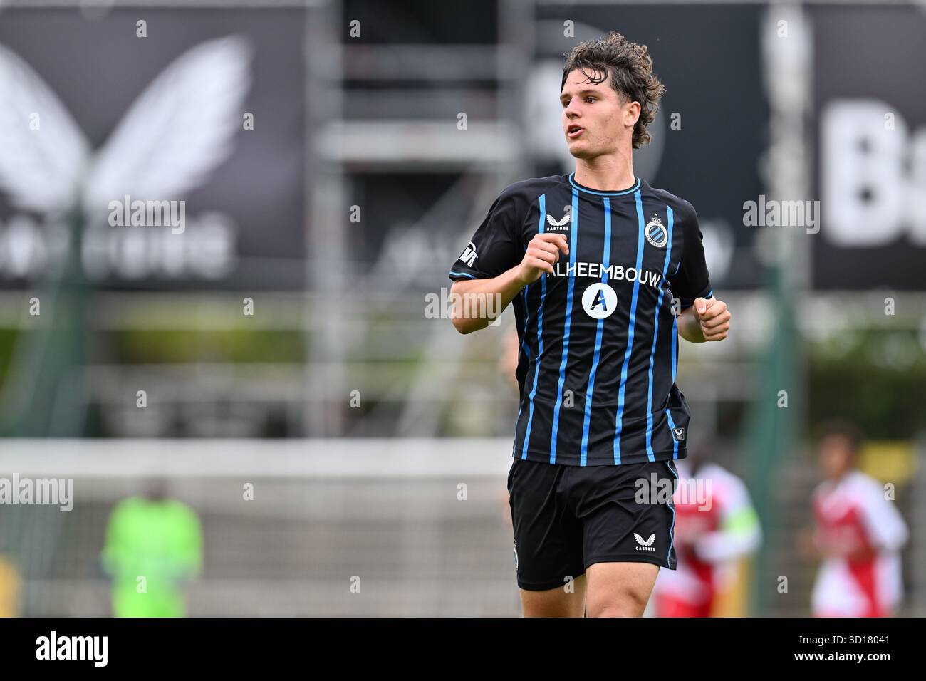 Wout Verlinden (93) of Club Brugge pictured during the Uefa Youth ...