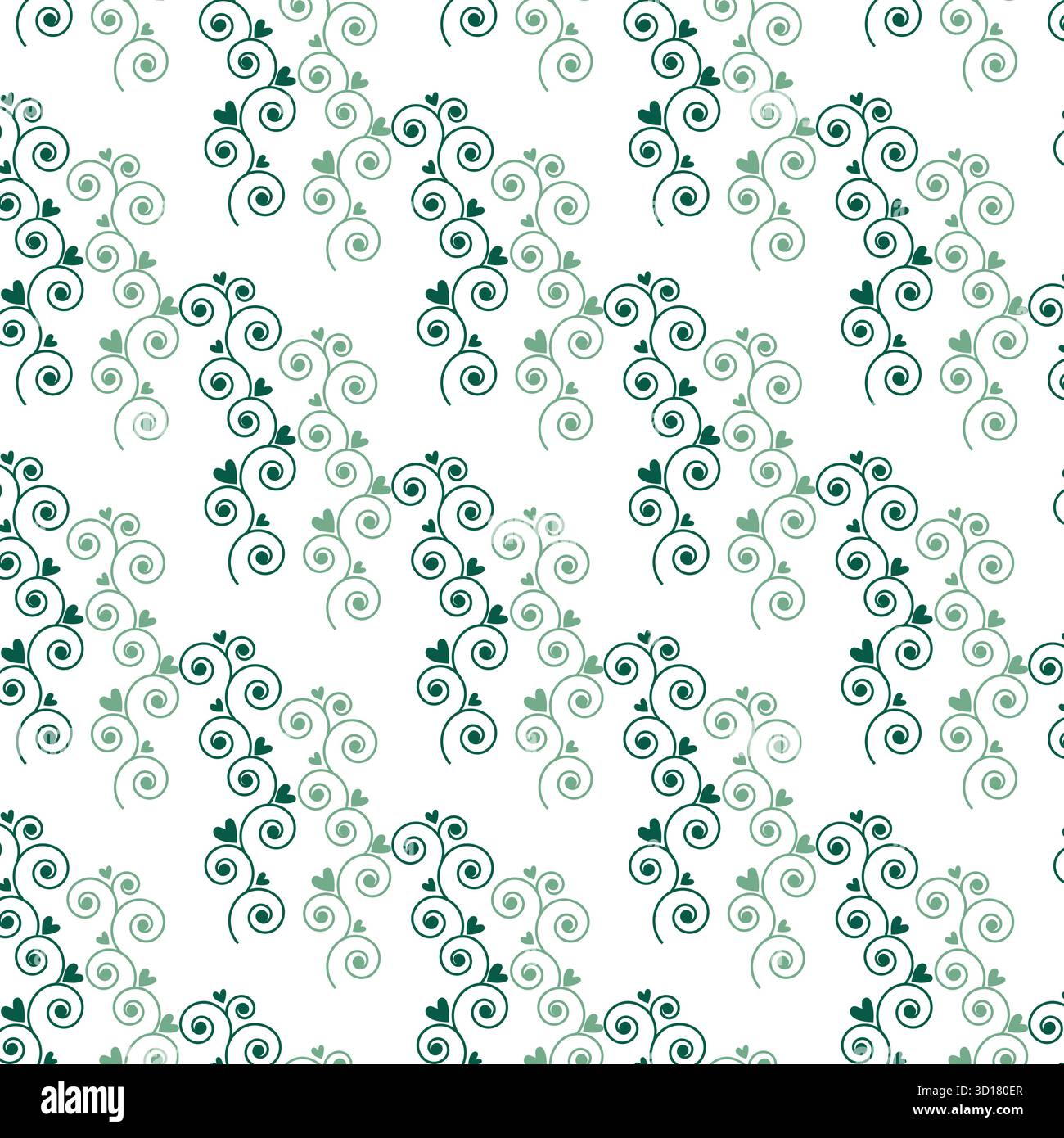 Stylized floral vines Stock Vector Images - Alamy