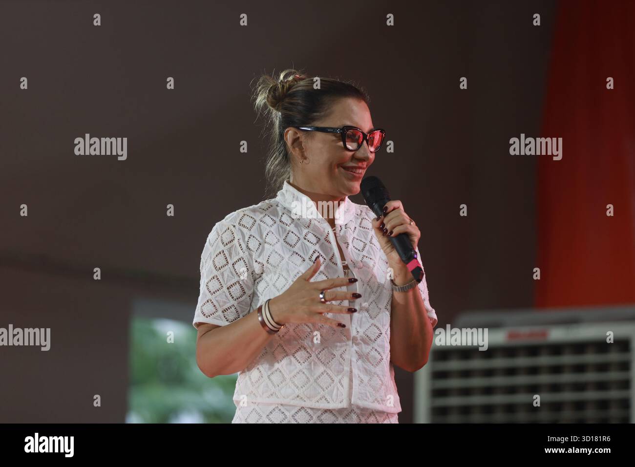 salvador, bahia, brazil - october 17, 2025: Janja Lula da Silva, First ...
