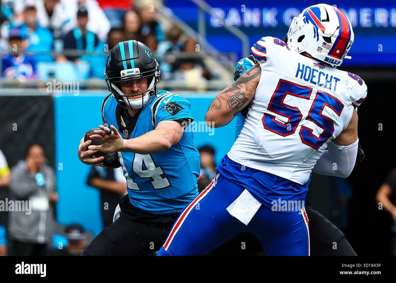 October 26, 2025: Buffalo wide receiver Tyrell Shavers (14) looks to ...