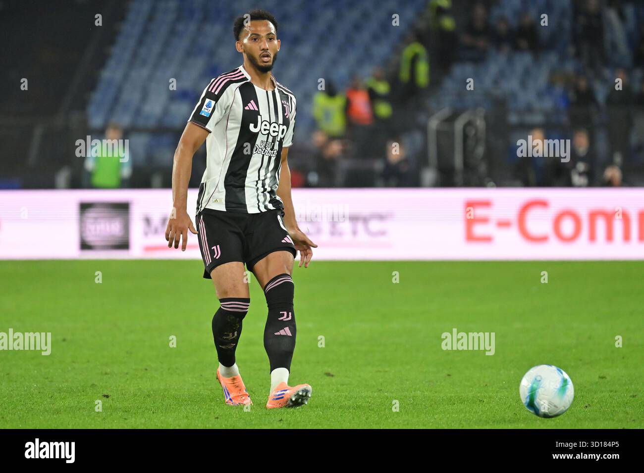 Lloyd Kelly of Juventus seen in action during the serie A Enilive match ...