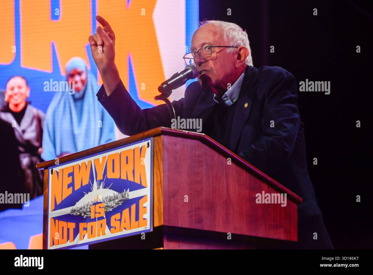 United States Senator Bernie Sanders (Independent of Vermont) makes ...