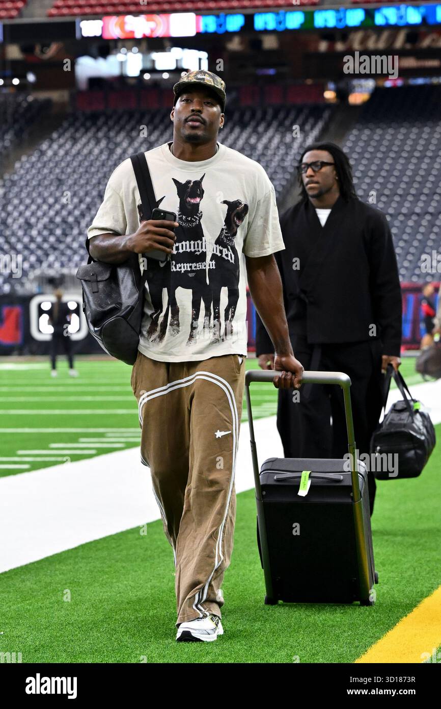 San Francisco 49ers safety Jason Pinnock arrives prior to an NFL ...