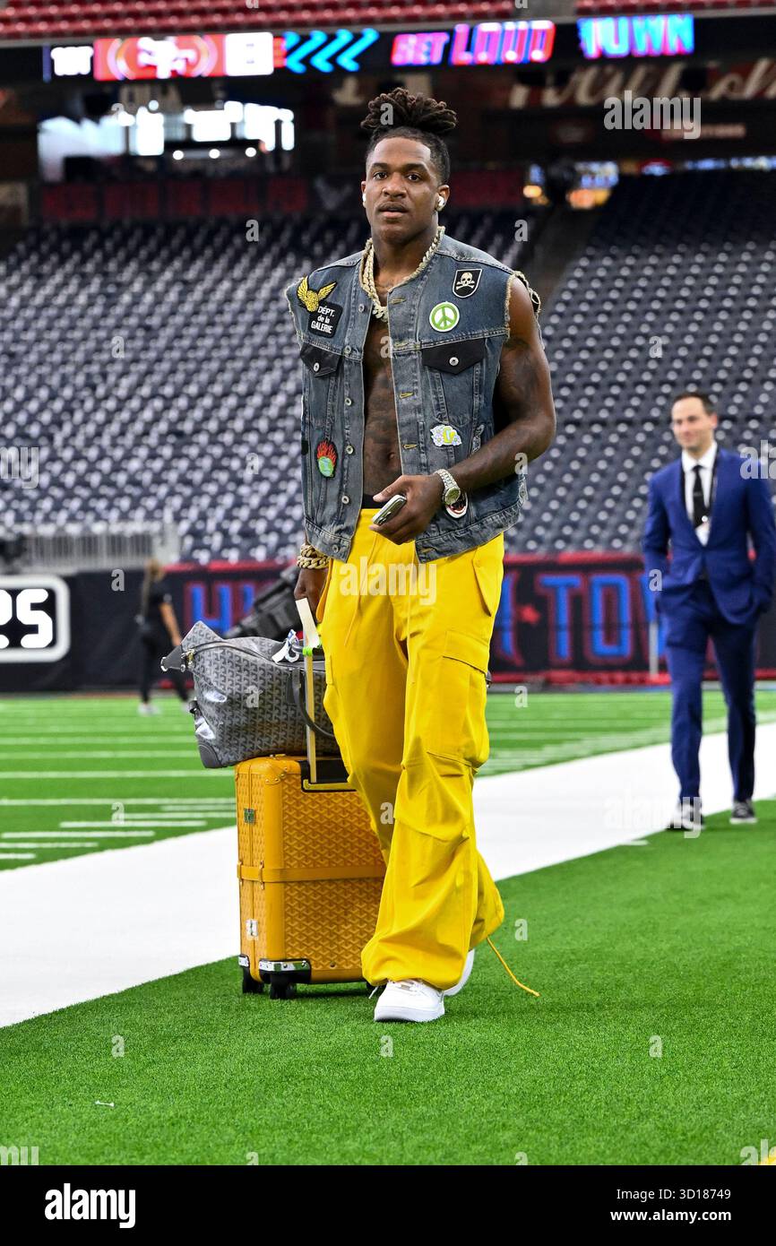 San Francisco 49ers wide receiver Demarcus Robinson arrives prior to an ...