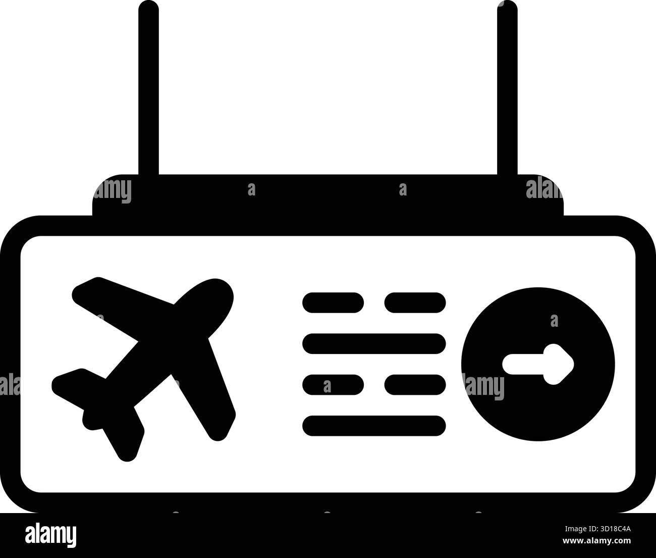 Boarding ticket access Cut Out Stock Images & Pictures - Alamy