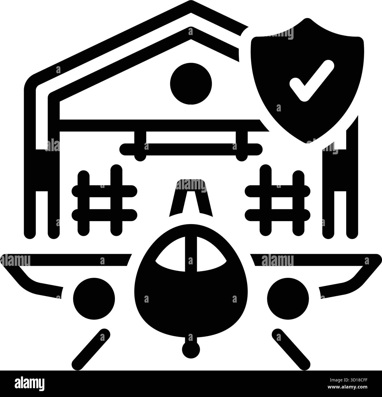 Icon for aviation safety, aviation Stock Vector Image & Art - Alamy