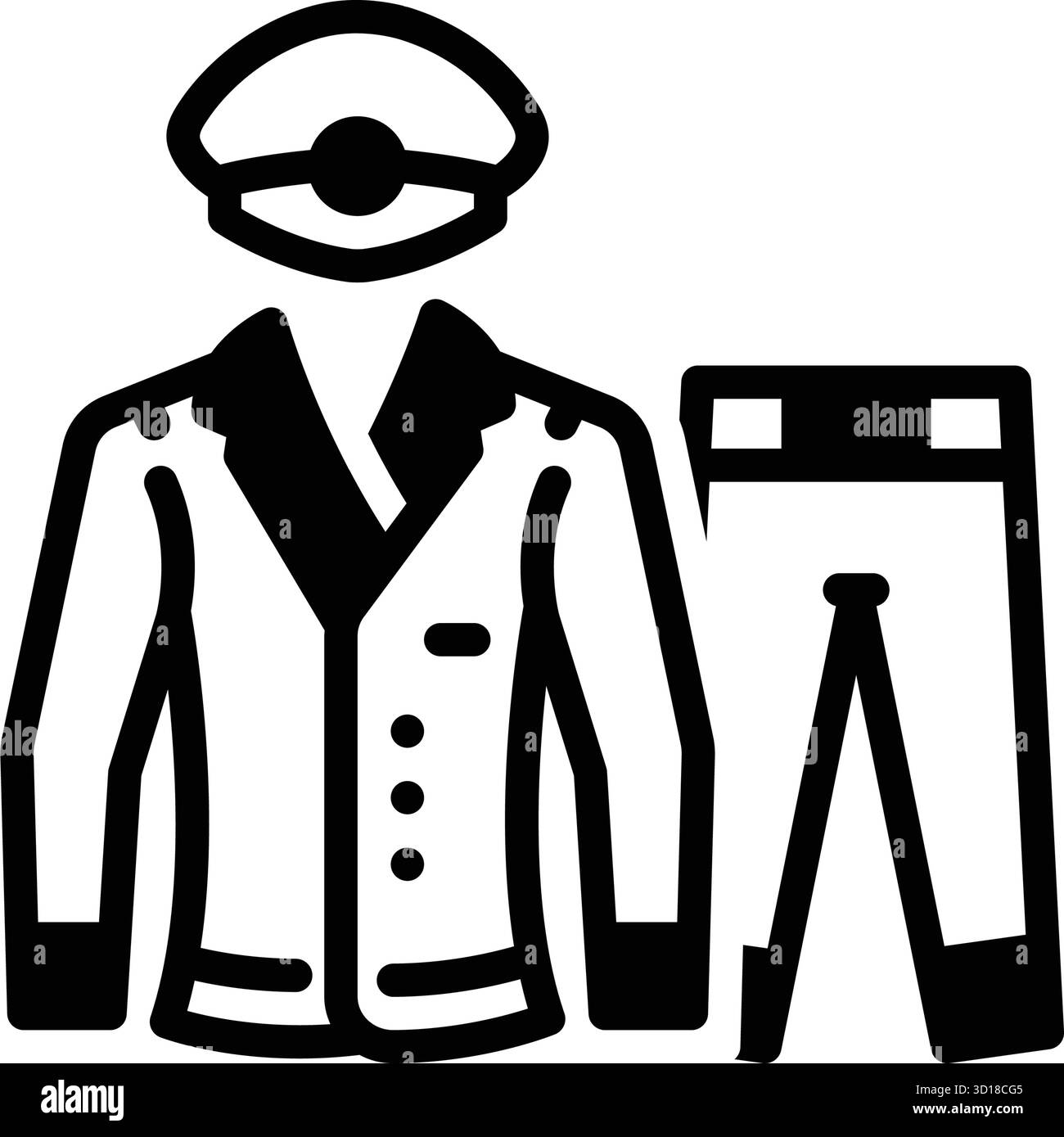 Pilot outfit Cut Out Stock Images & Pictures - Alamy