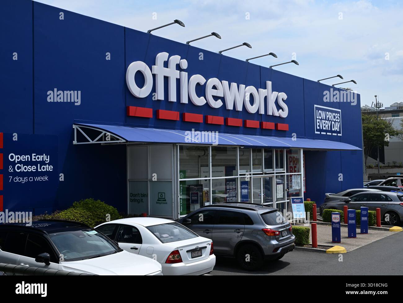 An Officeworks store is seen in Brisbane, Monday, October 27, 2025 ...