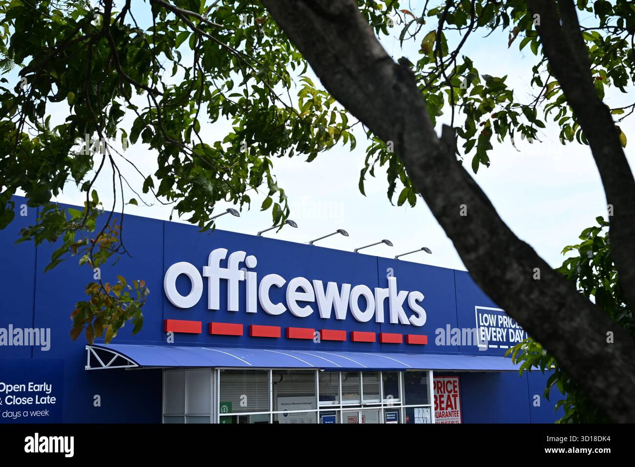 An Officeworks store is seen in Brisbane, Monday, October 27, 2025 ...