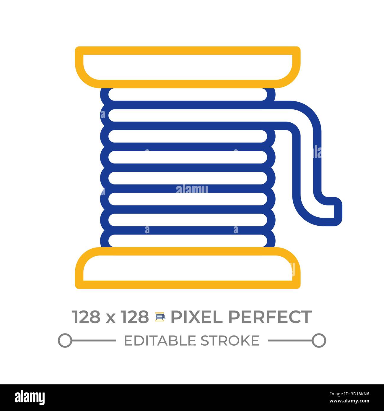 Metal coil icon outline Cut Out Stock Images & Pictures - Alamy