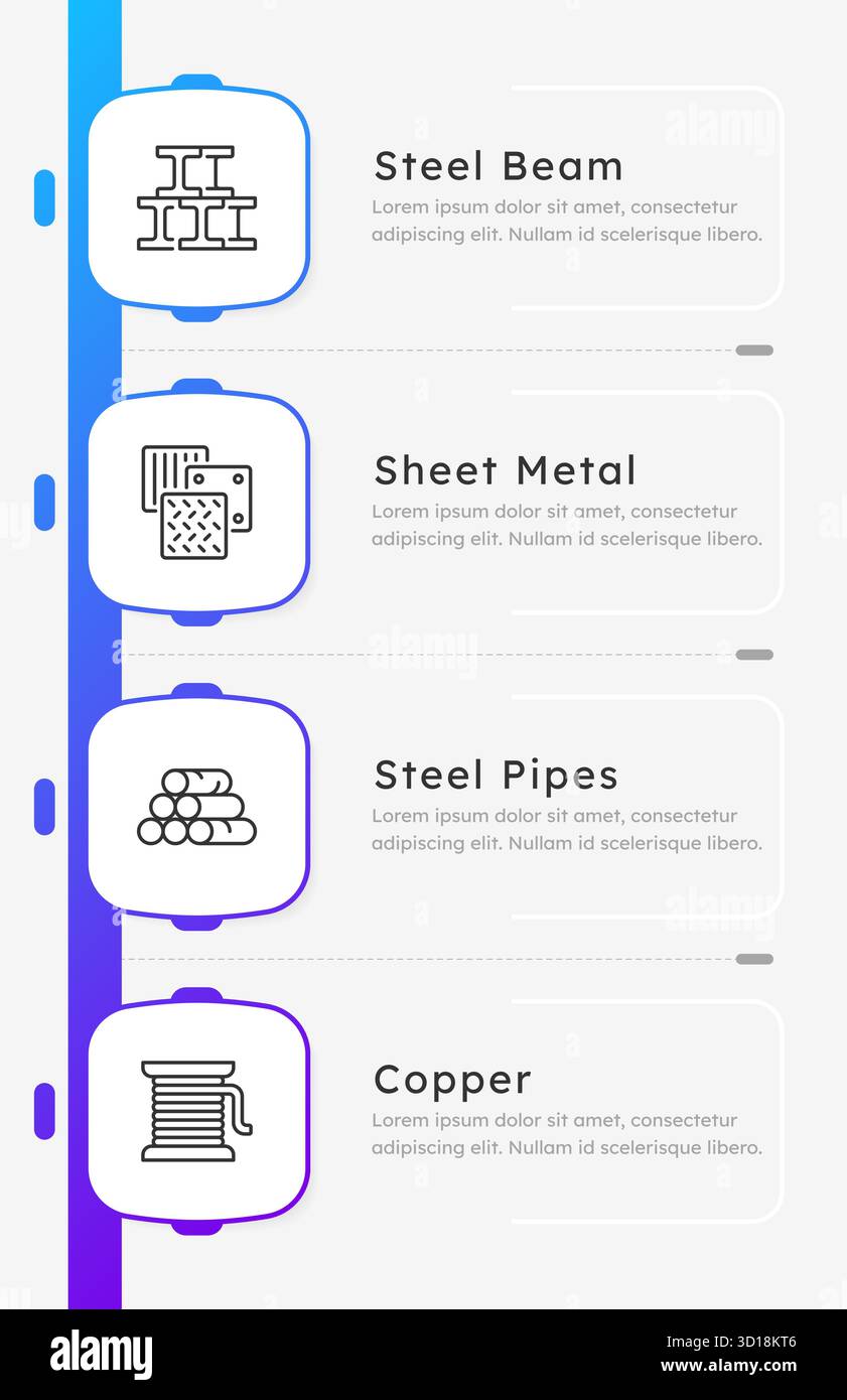 Manufacturing process on metal Stock Vector Images - Alamy