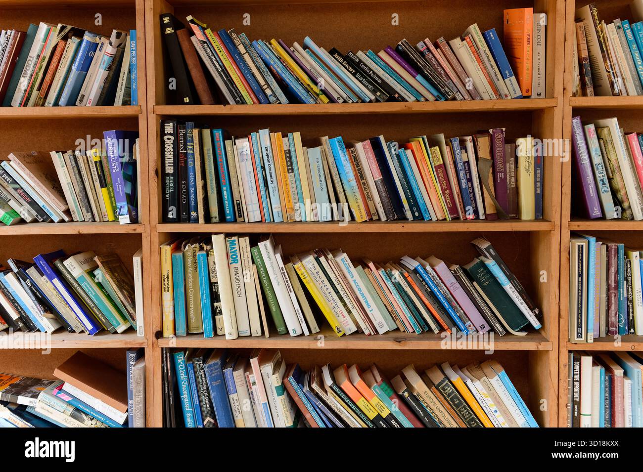 File photo dated 30/05/15 of books on a bookshelf. More authors will ...
