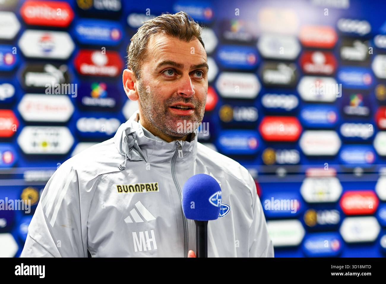 Bodø 20251026. Molde's coach Magne Hoseth after the elite football ...