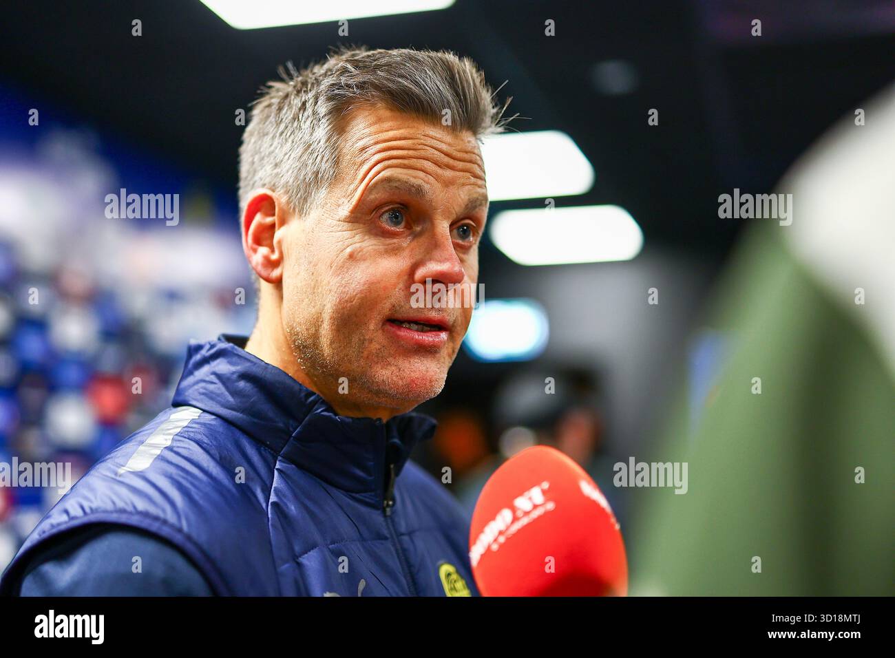 Bodø 20251026. Bodø/Glimt's coach Kjetil Knutsen after the elite ...