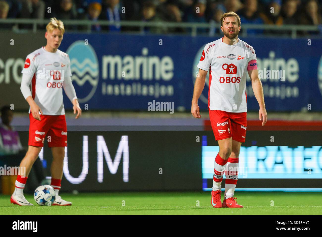 Sandefjord 20251026. Fredrikstad's Simen Rafn during the elite football ...