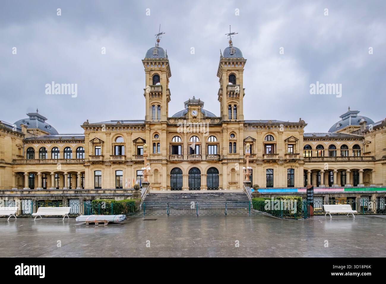 Historic San Sebastian Town Hall with Belle Epoque Architecture and ...