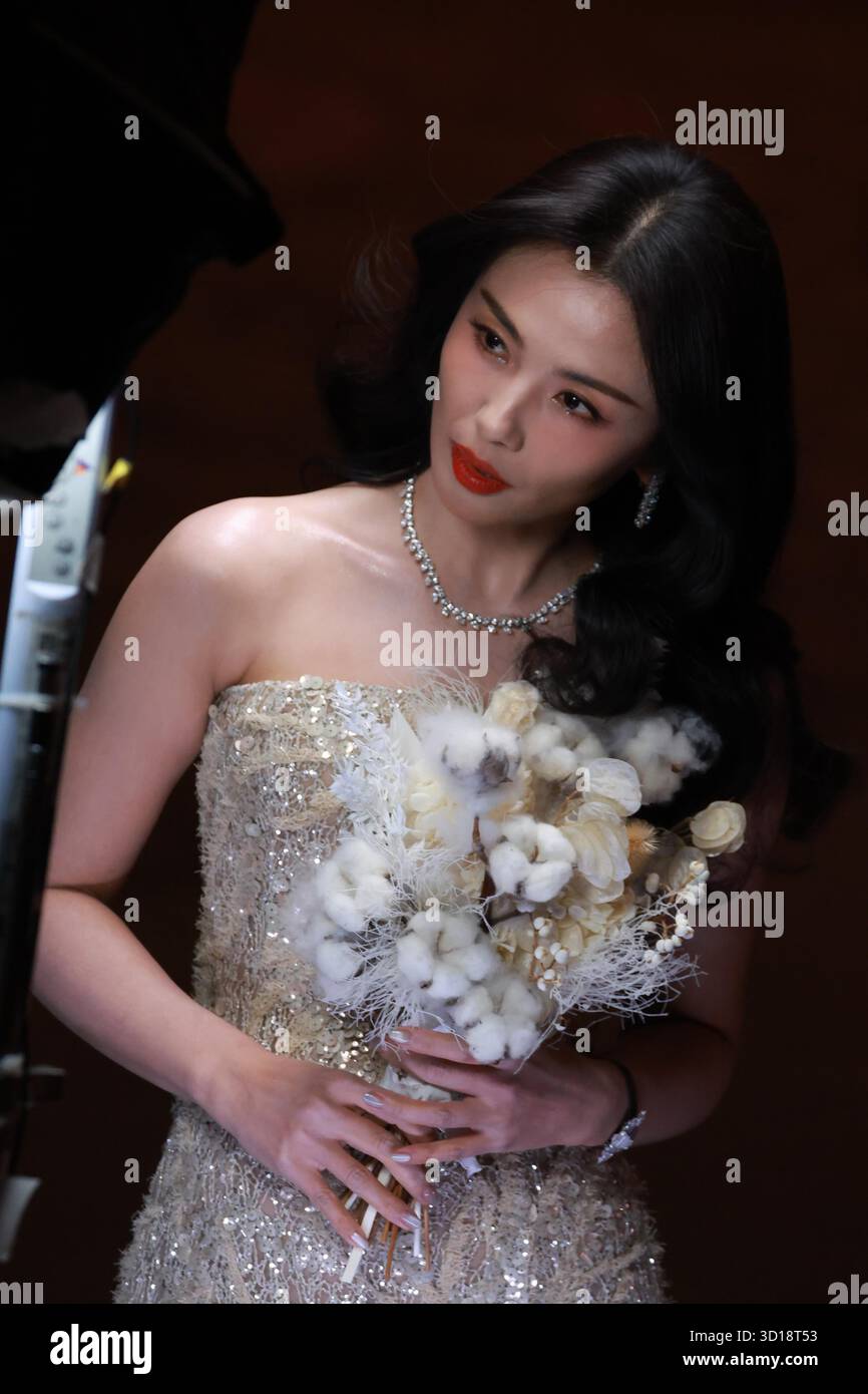 Chinese actress Liu Tao attends an activity in Shanghai, China, 23 ...