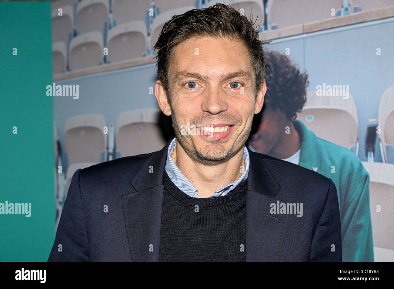 Nicolas Mahut during an evening gathering of the "Team BNP Paribas ...